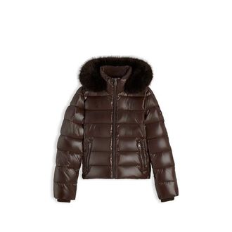 Tommy Hilfiger Doudoune &agrave; capuche effet fourrure