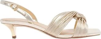 Michael Kors Femme, Chaussures, Jaune, Taille: 38 1/2 EU Alessia Kitten Sandal
