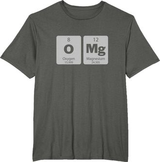 Jimbeels OMG, Lustiges Periodensystem der Elemente Spr&uuml;che Chemie T-Shirt