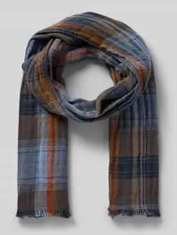 Camel Active Schal aus reiner Baumwolle