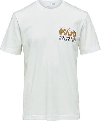 Selected T-shirt imprim&eacute; pour homme, Blanche-neige, L