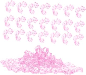 SOLUSTRE 300 St&uuml;ck Transparente Eissteinf&uuml;ller Ornament Eisw&uuml;rfel Zerkleinerte Steine Vasenf&uuml;ller F&uuml;r Veranstaltungen K&uuml;nstliche Edelsteine Zerkleinertes EIS D