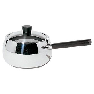 Alessi SG55/PEN B - Mami - Casserole &agrave; Bourguignonne avec Long Manche en Acier Inoxydable 18/10