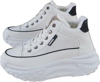 Generic Baskets &agrave; semelle &eacute;paisse pour femme - Chaussures de marche d&eacute;contract&eacute;es - Anti-semelle &eacute;paisse - Respirantes - Tendance - Chaussures &agrave; talons d&eacute;cont
