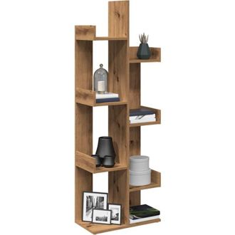 vidaXL Biblioth&egrave;que ch&ecirc;ne artisanal 48x25,5x140 cm bois ding&eacute;nierie - Vidaxl