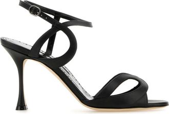 Manolo Blahnik Femme, Chaussures, Noir, Taille: 41 EU Sandales Elfajrsan