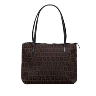 Fendi Pre-owned Canvas Tote Bag - - Pre-owned - Damen - Braun - ONE SIZE