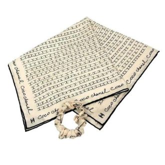 Chanel Pre-owned Soie accessoires-de-bureau - Femme - Pre-owned - Blanc - Taille: ONE Size