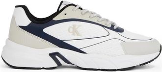 Calvin Klein Low-Top Sneaker - White Sneakers With Navy Accents - Gr. 40 (EU) - in Wei&szlig; - f&uuml;r Damen