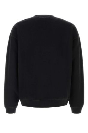 Dsquared2 Mens Logo-Pocket Cotton Sweatshirt Black Jean
