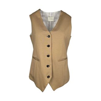 Circolo 1901 Camel Baumwollweste - - Suits - Damen - Braun - M