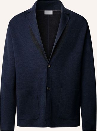 Hackett Strickjacken Cardigan Sr Df Knit Blazer blau