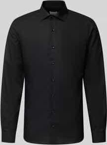 Eterna Slim Fit Business-Hemd mit Knopfleiste