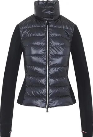 Moncler Femme, Vestes, Bleu, Taille: 38 FR Grenoble Zip Up Cardigan Jacket