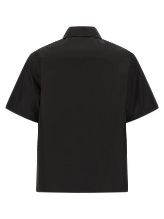 Jil Sander Mens Black Cotton Blouse