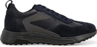 Melluso Baskets Homme en Daim et Cuir Bleu u56040 42