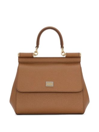 Dolce & Gabbana sac à main Sicily médium - Marron