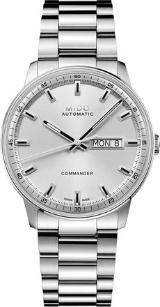 Mido Commander Datoday Silber Herrenuhr M021.430.11.031.00