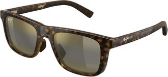 Maui Jim unisex, Accessoires, Brun, Taille: 52 MM Moaka Polarized Rectangular Lunettes de soleil