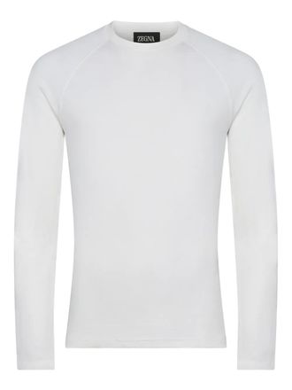 Ermenegildo Zegna T-Shirt mit Raglan&auml;rmeln - Wei&szlig;