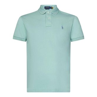 Polo Ralph Lauren Homme, Tops, Vert, Taille: 2XL Polo vert avec broderie de poney