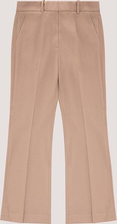 Circolo 1901 Bootcut Trousers in Oxford Tinto Light Nomad Oxford / 42