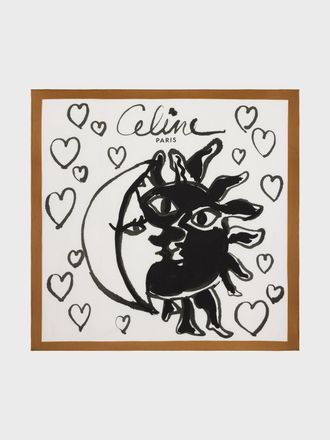 Celine Foulard Femme couleur Blanc