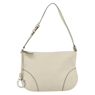 Ferragamo Sac port&eacute; &eacute;paule Gancini Pre-owned - Femme - Pre-owned - Beige - Taille: ONE Size