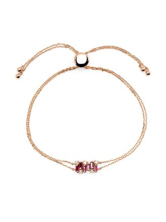 Suzanne Kalan bracelet Shimmer en or 18ct serti de rubis