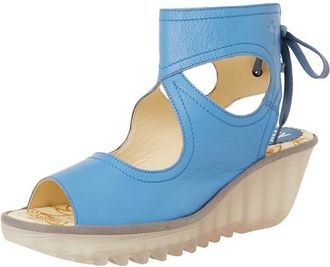 FLY London Femme YULP571FLY Sandal, Blue, 41 EU