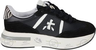 Premiata Low-Top Sneaker - Cassie Sneakers Black - Gr. 37 (EU) - in Schwarz - für Damen