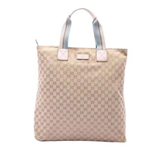Gucci Pre-owned Vintage Canvas Tote Bag - Femme - Pre-owned - Beige - Taille: ONE Size