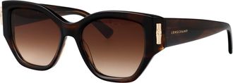 Longchamp LO764S Brown Acetate Sunglasses - Brown