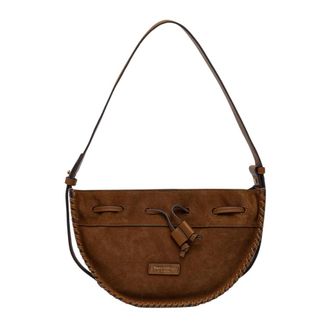 Marc O'Polo Wildleder Umh&auml;ngetasche - - Bags - Damen - Braun - ONE SIZE