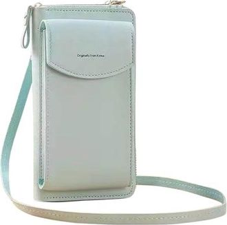 Generic The Original Clutch Wallet Trendy Mobile Phone Bag Korean Fashion Grande Capacité Double Couche Portefeuille Multi Fonctionnel Femme Sac Bandoulière B