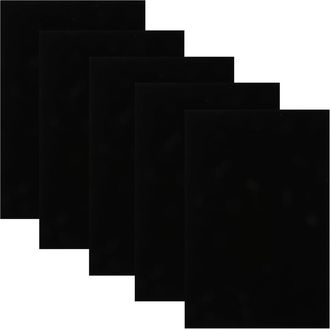 BESTONZON Selbstklebende Filz Schubladeneinlage 5 St&uuml;ck A4 Schwarze Schmuckbox Flusen Filz Formbar Abriebfest f&uuml;r Schmuckschubladen und Geschenkboxen