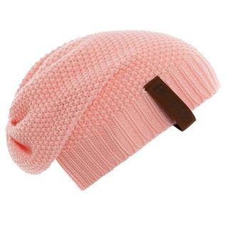 Knit Factory Coco Bonnet Long - Blossom Pink - One Size