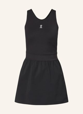 On Tenniskleid Court Dress Split schwarz