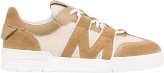 Moschino unisex, Chaussures, Beige, Taille: 39 EU Baskets en maille, cuir de veau et daim
