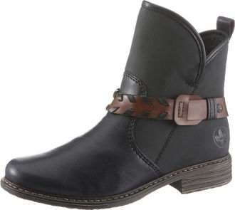 Rieker Herbst/Winter, Damen Stiefeletten, Blau (Navy/mare/Mogano 14), 36 EU (3.5 UK)