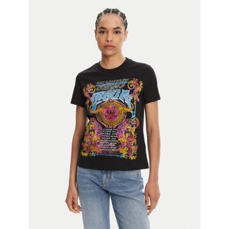 Versace Jeans Couture T-Shirt 78HAHC03 Schwarz Regular Fit