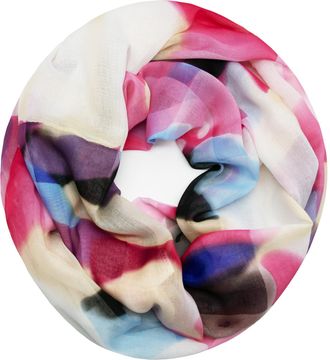 Glamexx24 Loop Schal für Damen Sommer Schlauchschal Farbverlauf Rundschal Leichter Regenbogen Loopschal Halstuch