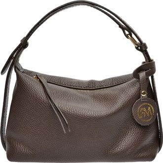 Roberta M Bordeaux Leder Tasche