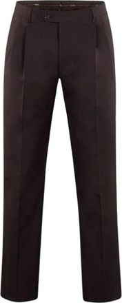 Moorer Homme, Pantalons, Brun, Taille: M Jarvis-Slw Pleated Pantalons