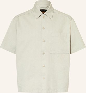 HUGO BOSS Kurzarmhemd Lapou Comfort Fit gruen