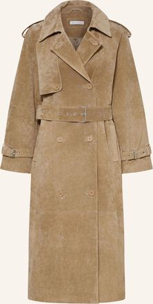 Mrs & Hugs Mrs & Hugs Ledermantel beige