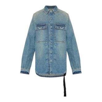 Rick Owens Denim Outershirt - - Jackets - Herren - Blau - M