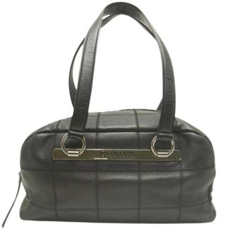 Chanel Pre-owned Sac Boston Chocolate Bar - Femme - Pre-owned - Noir - Taille: ONE Size