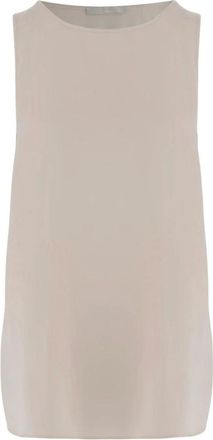 Allude Femme, Tops, Beige, Taille: 40 FR Stretch Silk Top