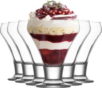 LAV Frosty - Dessert-/Eisschalen aus Glas - 305 ml - 12 Eisschalen